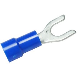 Pico 600V #10 Blue Vinyl Insulated Flared Spade Connector | 16-14 AWG ...
