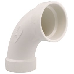 IPEX System 636 PVC 3" Hub 90 Degree Extra Long Elbow | 196023 ...