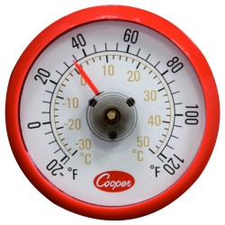 Cooper Atkins Cooler Thermometer with Magnet and Adhesive Tabs | 535-0 ...