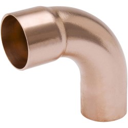 90 Degree 5/8" Long Radius Copper Street Elbow | FTG X C | W02822 ...