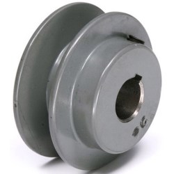 Browning Finished Bore Cast Iron Sheave | 1 Groove | 6.25" OD | 1" Bore ...