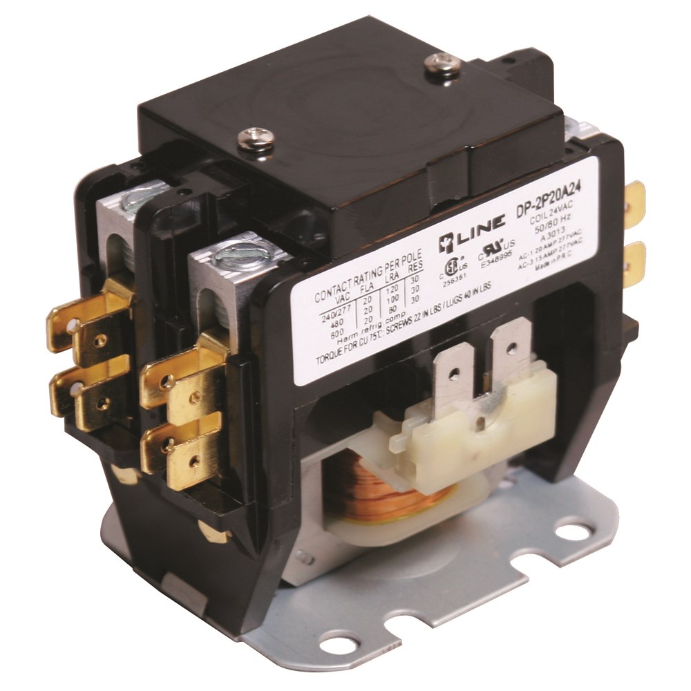 R-Line 2 Pole 30 FLA Definite Purpose Magnetic Contactor | 208-240V ...