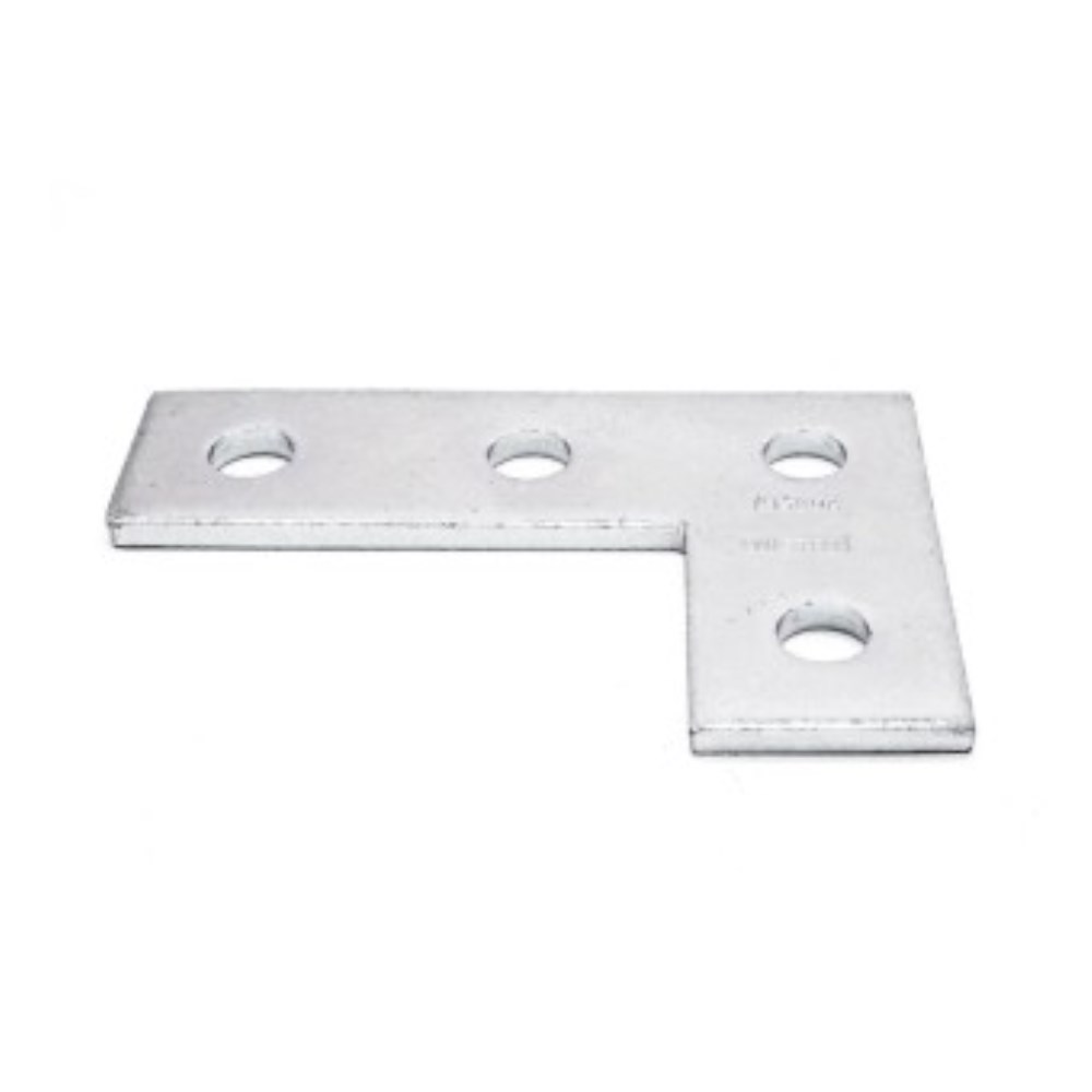 Unistrut 4 Hole L-Shape Flat Plate Fitting | P1380A | Refrigerative Supply