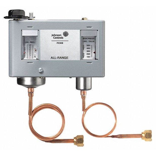 Johnson Controls Dual Pressure Control | SPST | 36" Capillary | P70LB ...