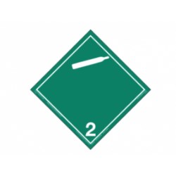 Non-Flammable Gas Hazard Placard | Refrigerative Supply