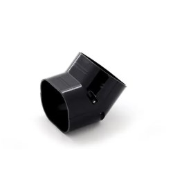 Slimduct 3.75" 90 Degree Vertical Elbow Black 100 | Refrigerative Supply