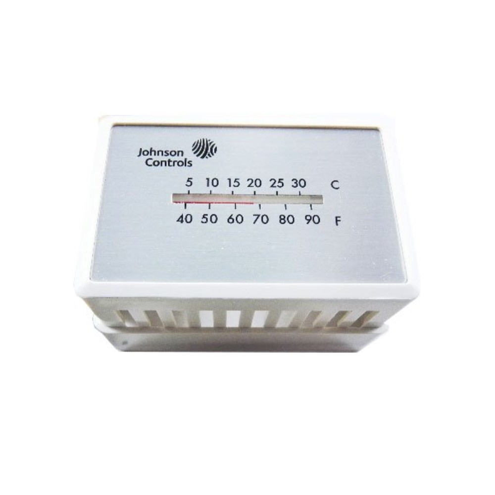 Johnson Controls Horizontal White Plastic Pneumatic Thermostat Cover ...